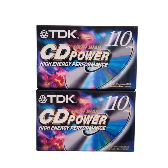 TDK | Media | Tdk Cd Power 1 Minute High Bias Iec Ii Type Ii Blank ...